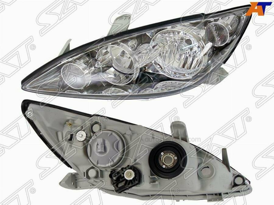 SAT ST1121117L Фара Toyota Camry (XV30) 04-06 (Слева/ Галоген/ С электрокорректором)
