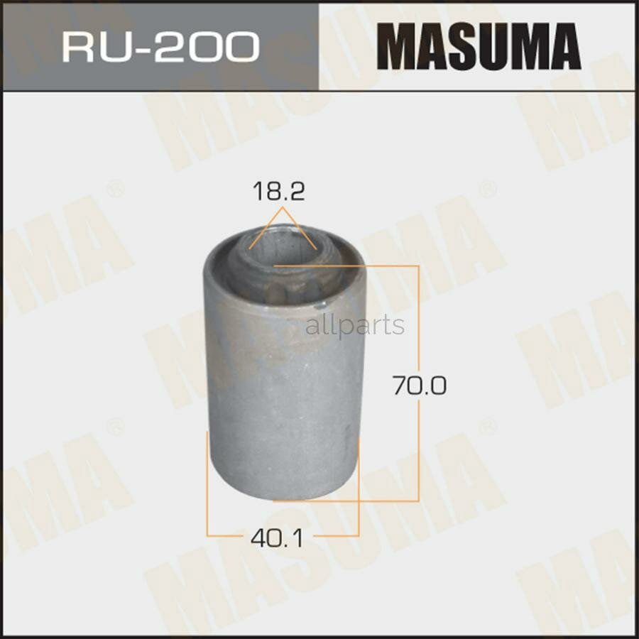 MASUMA RU-200 сайлентблок зад. рессоры пер!\ Nissan King Cab D21 4WD 85-98/D22 4WD 98>