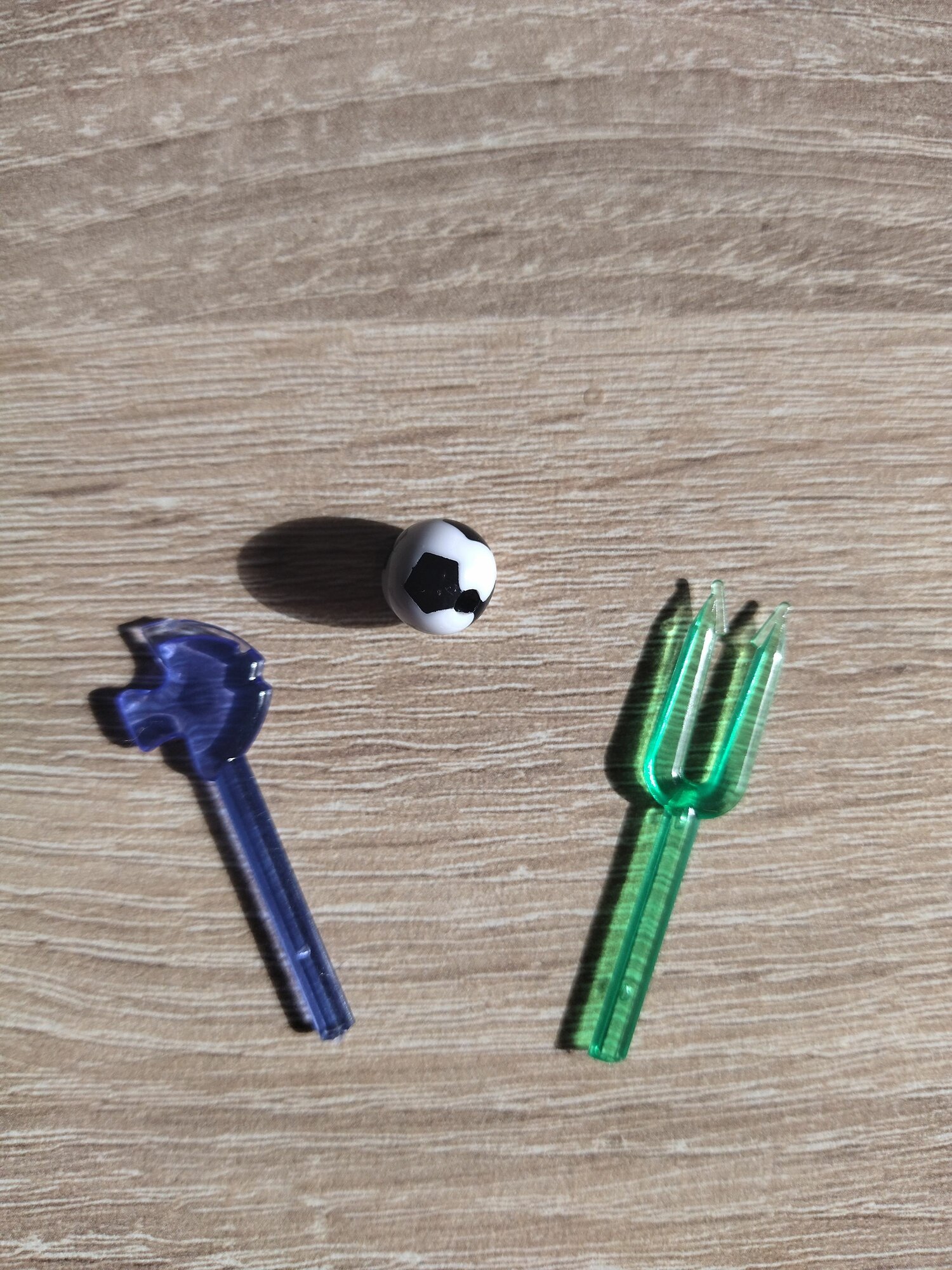 Набор миниатюр для ватной игрушки, 3 шт, эпоксидная смола