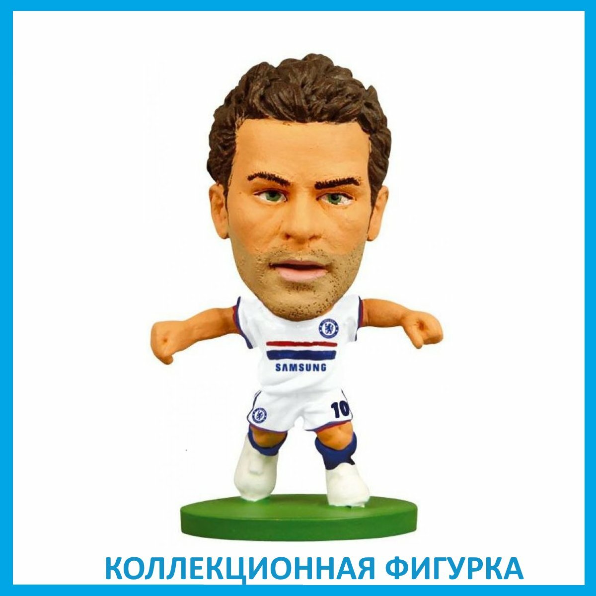 Фигурка футболиста Soccerstarz Хуан Мата Челси (Juan Mata Chelsea) Away Kit (202500)