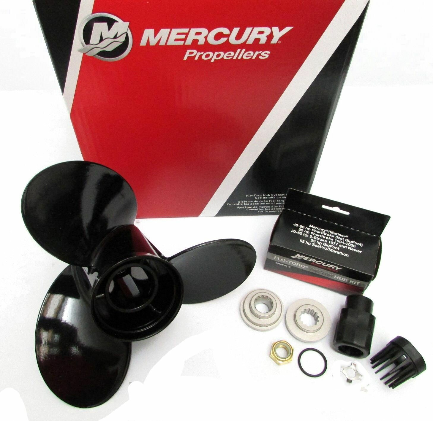 Гребной винт MERCURY Black Max для MERCURY 40-60 л. с, 3x10-1/4x14 (оригинал)