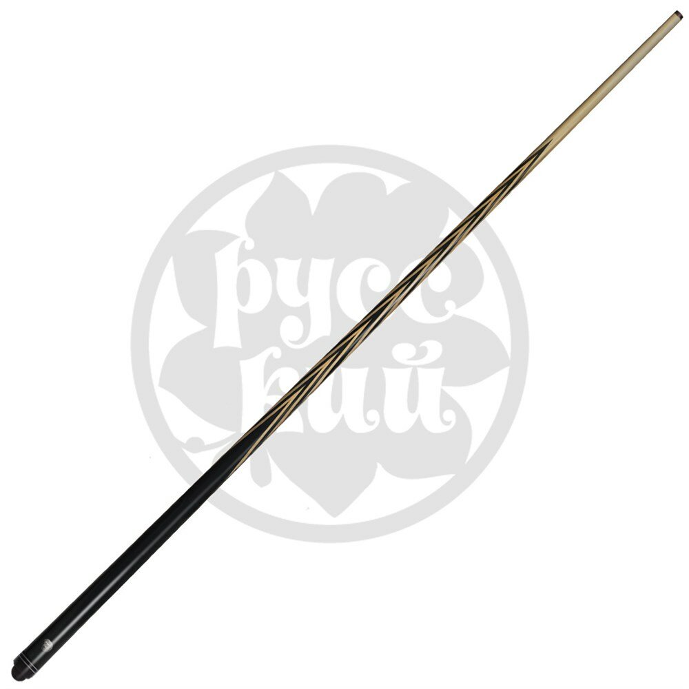 Nonbrend 11-1-ПУЛ Кий "Классик 12 запилов" 1 РС, черный граб/граб(РК)