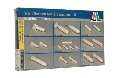 26102ИТ Набор бомб WWII German Aircraft Weapons-II