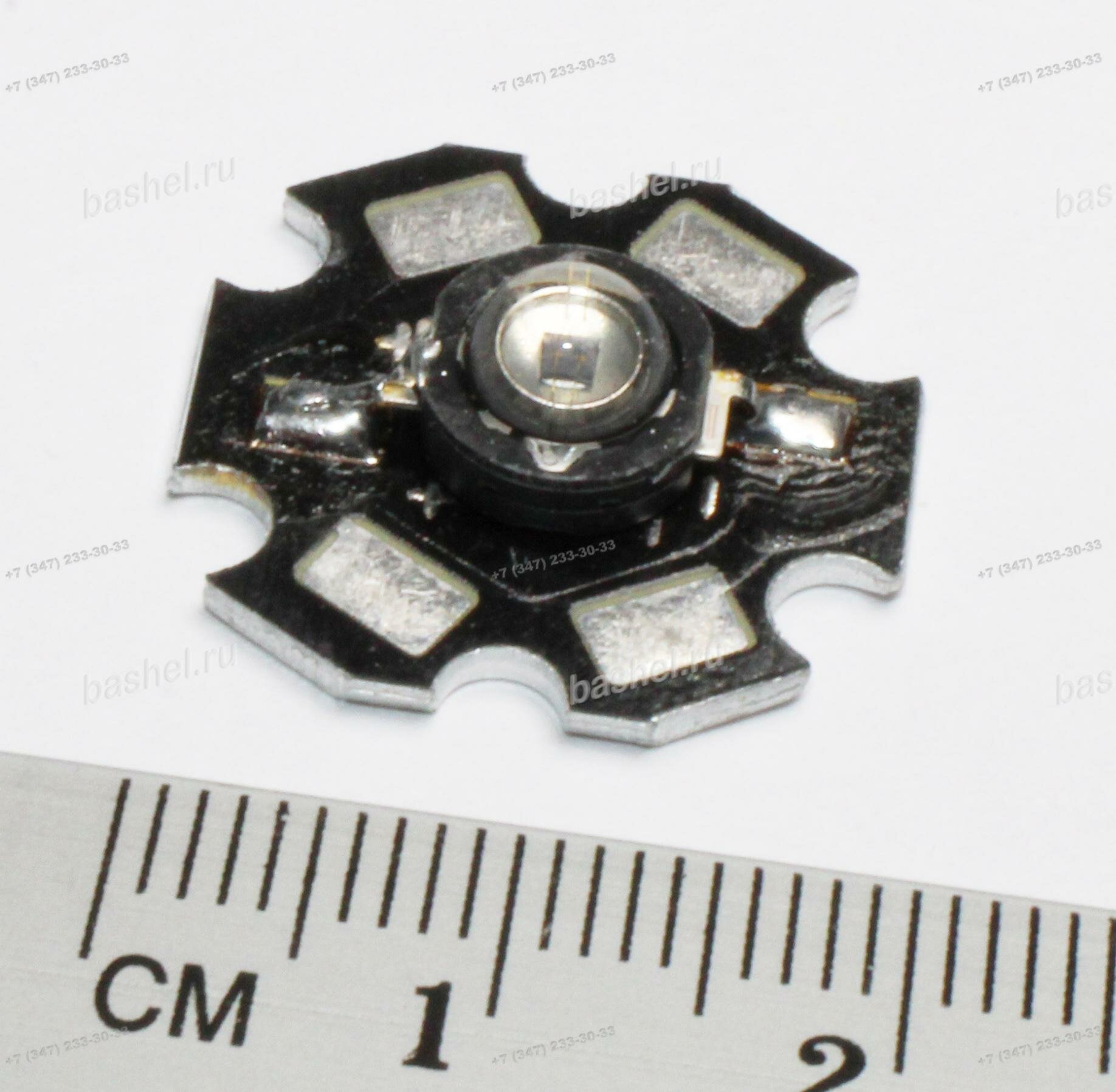 Star-1W 20Lm, 850nm, 120°, 1.8V KW-1WS-IR-850-Star Infra Red, Мощный светодиод