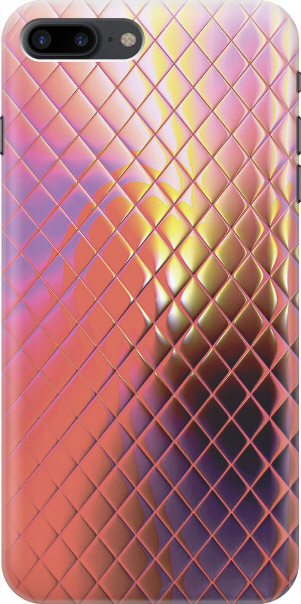 Силиконовый чехол на Apple iPhone 8 Plus / 7 Plus / Эпл Айфон 7 Плюс / 8 Плюс с рисунком "Розовая рептилия"
