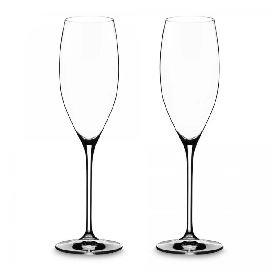 Набор бокалов для шампанского Riedel Vinum Cuvee Prestige 230 мл, 2шт, стекло хрустальное