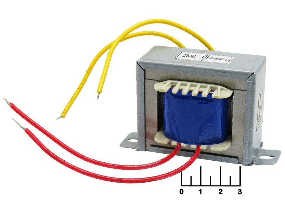 Трансформатор 12V 2A EI-66*28
