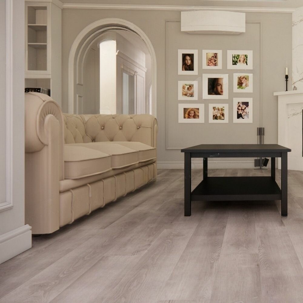 Каменно-полимерная плитка (SPC) ENSTEN Hygge ECO 102-21 Сьерра (1524х180х4), 2,74 м2