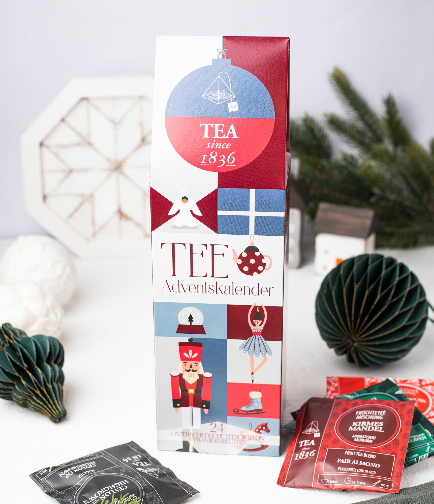 Чайный Адвент- календарь Nussknacker rot