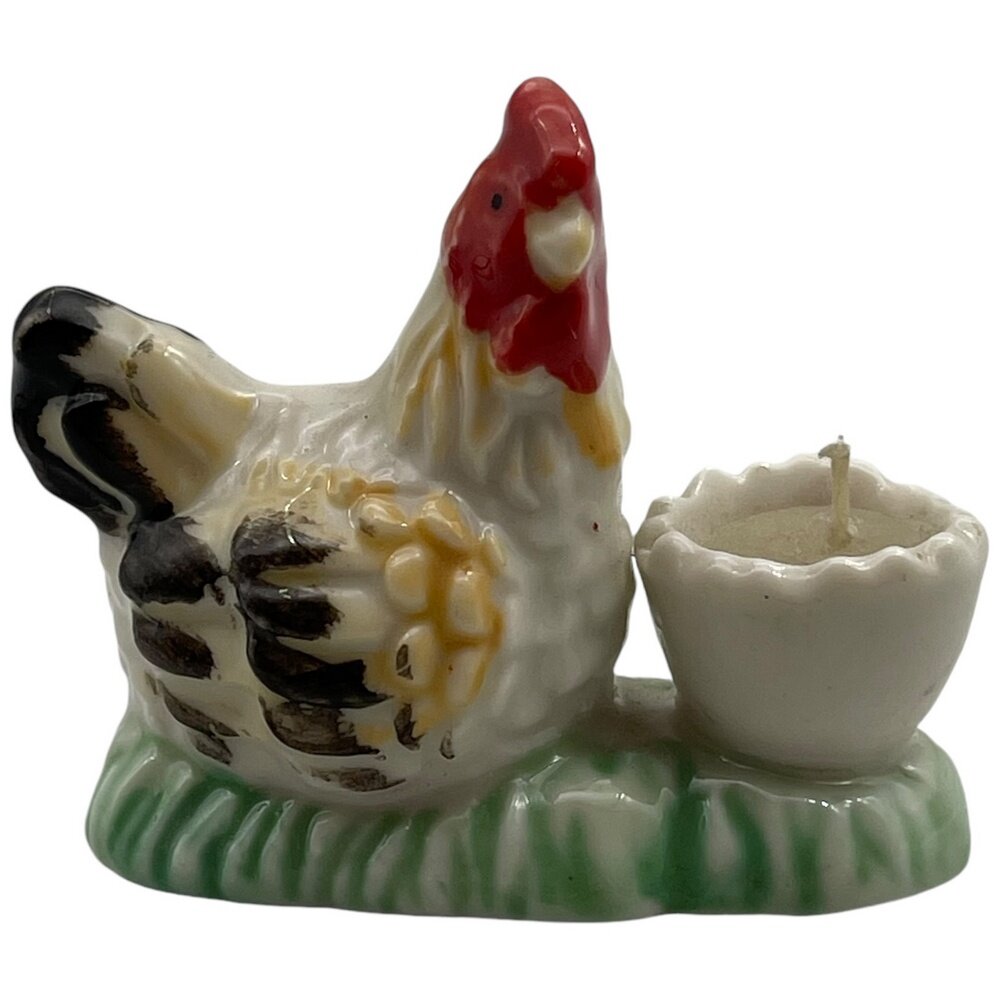 Подсвечник "Курочка", фарфор, 1990-2000 гг, Китай