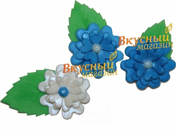 Выемка-плунжер для марципана/мастики шиповник (Набор из 2 шт.)