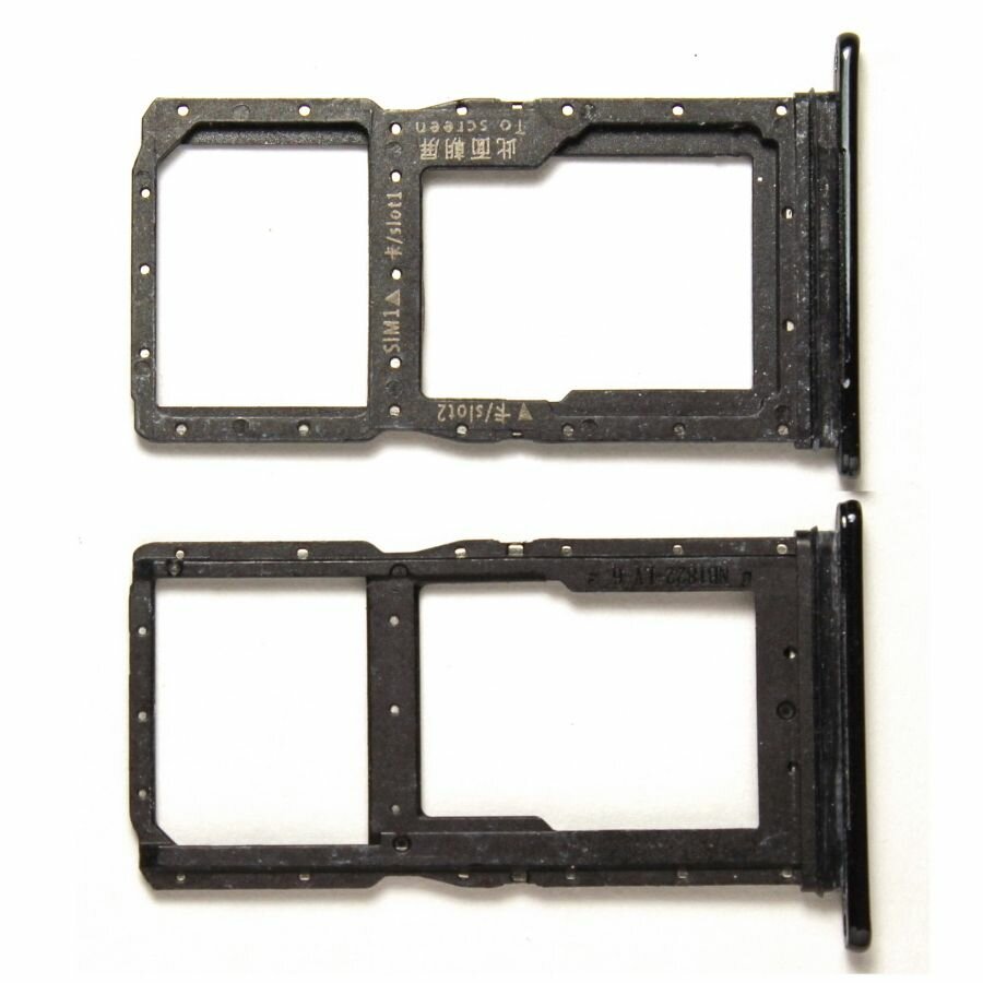 Контейнер SIM для смартфона Huawei Honor 9X/9X Premium Черный