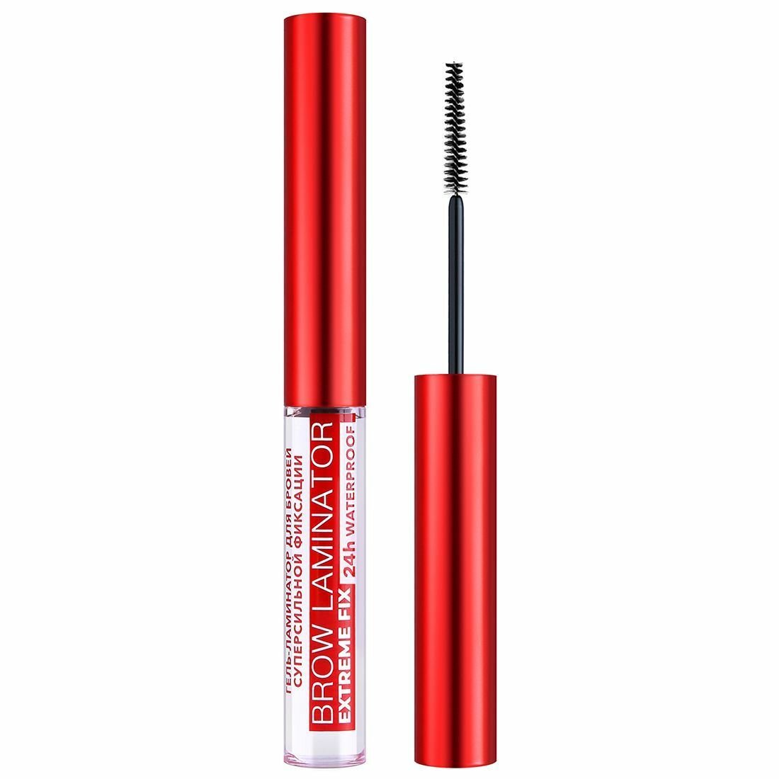 Гель-ламинатор для бровей суперсил. фиксации LuxVisage BROW LAMINATOR EXTREME FIX 24h waterproof