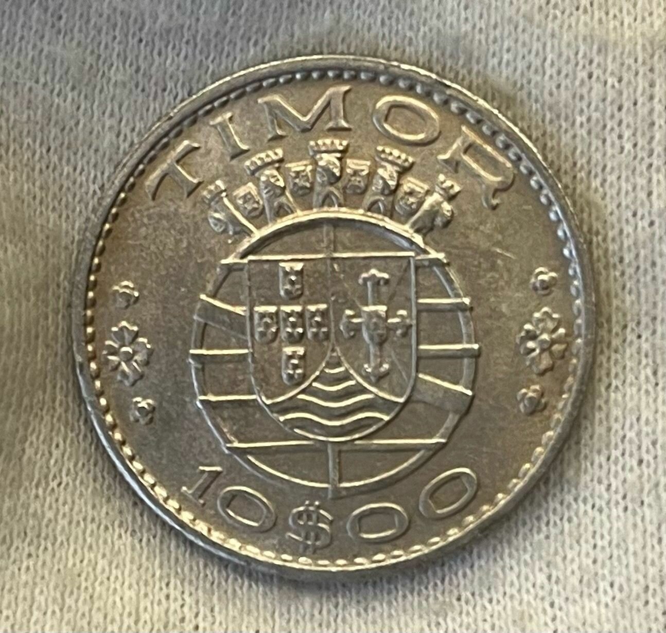 Тимор Португальский 10 эскудо 1970