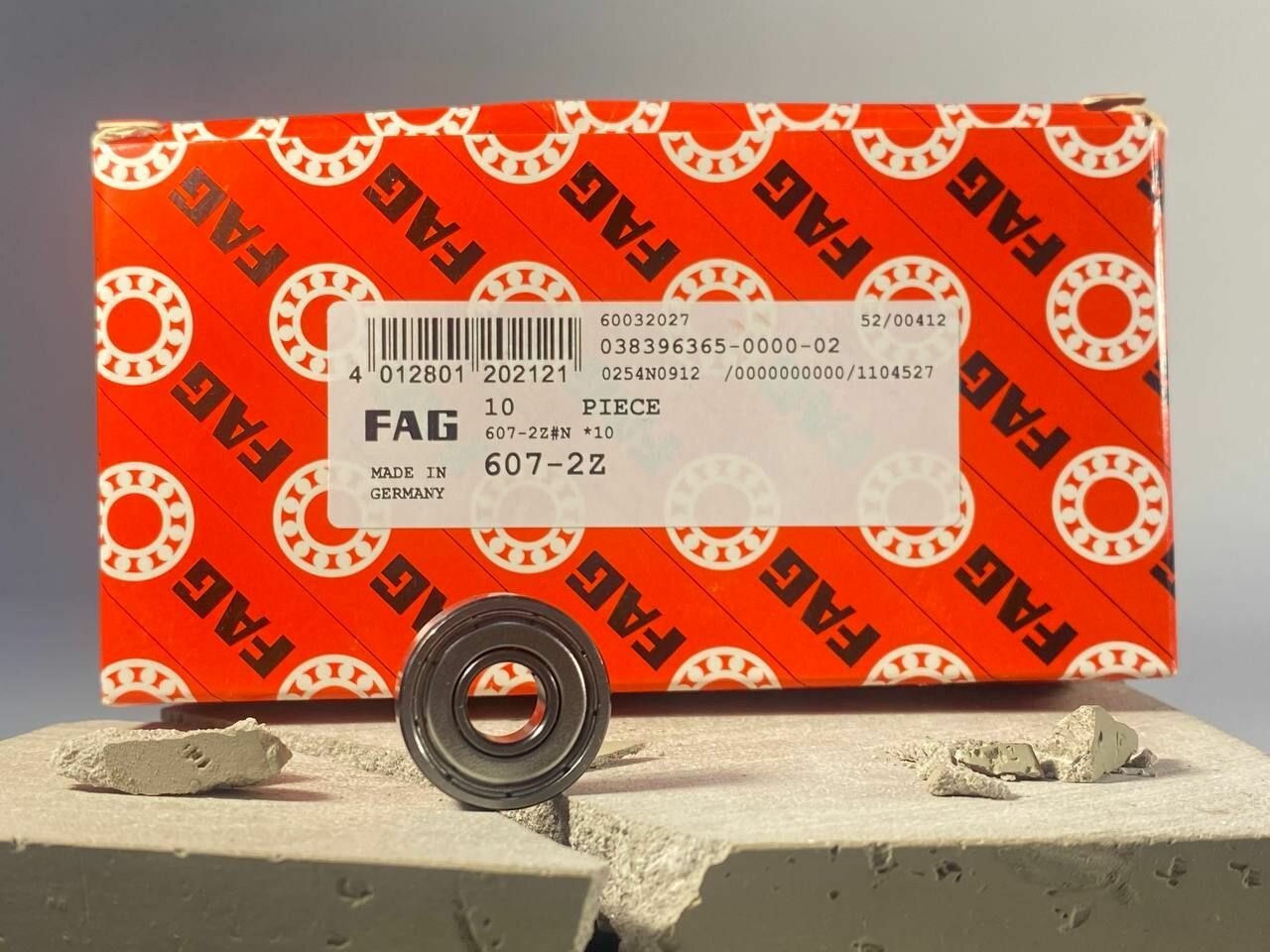 Подшипник 607 2Z размер 8х24х8 мм FAG (10шт)