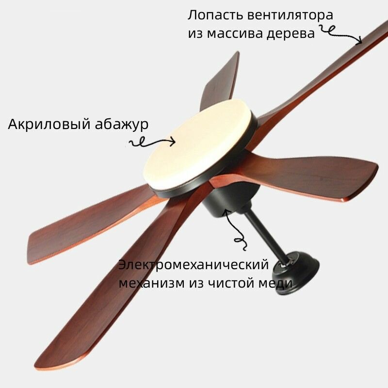 Люстра-вентилятор — фото 1