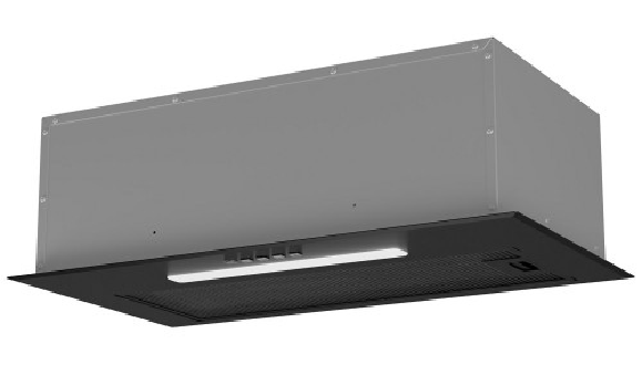 Вытяжка в подвесной шкаф AKPO WK-12 Mio 60 см. черный, 1080 куб. м/час, ширина 53 см, черный, Польша