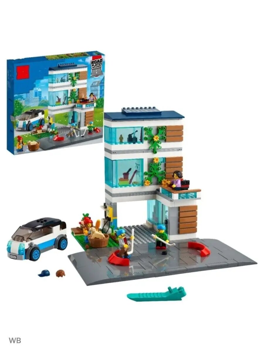 Конструктор набор Cities Сити Современный дом аналог LEGO