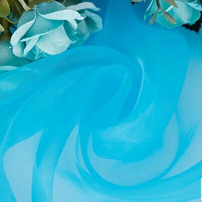 15-цветная прозрачная ткань из органзы, украшение для свадьбы, дня рождения, шитье своими руками, фантрик