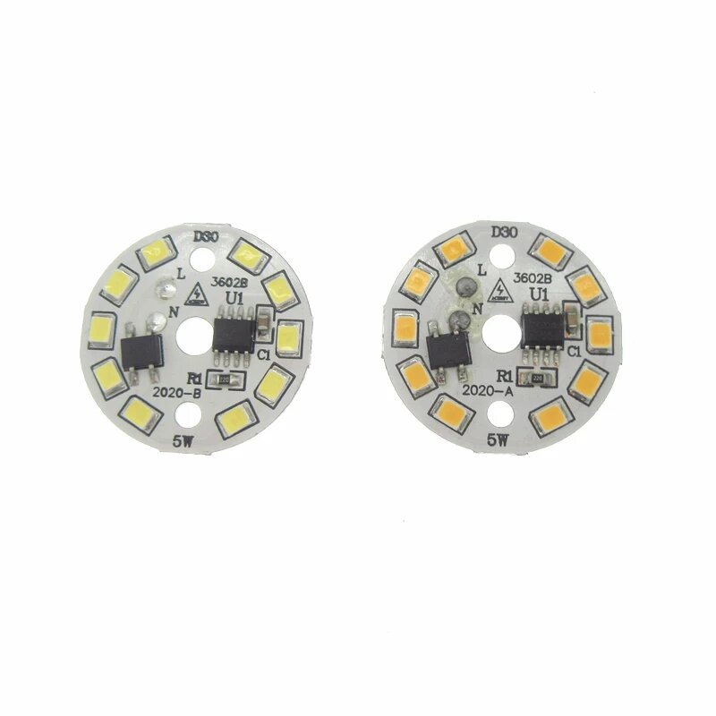QINGYING Светодиодные лампочки SMD2835 3W-18W 220V теплый/холодный белый свет