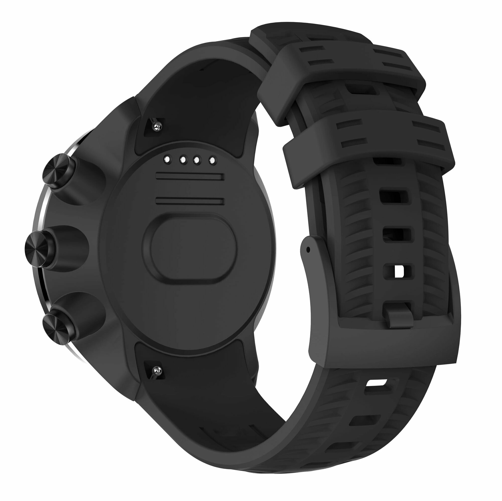 Черный силиконовый ремешок для Suunto ZENHEO