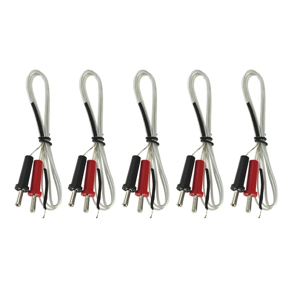 5 шт. Термопарный зонд типа K, 100 см, Цвет: 5Pcs