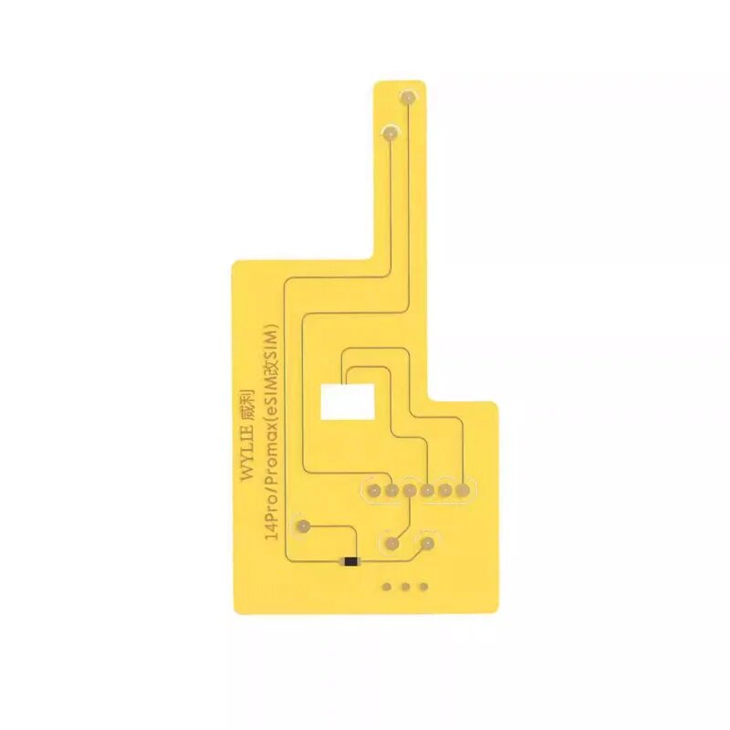WYLIE Esim модифицированный на две Sim-карты гибкий кабель для iPhone 15 14 Plus Pro MAX Esim на одну Sim-карту Слот лоток держатель части
