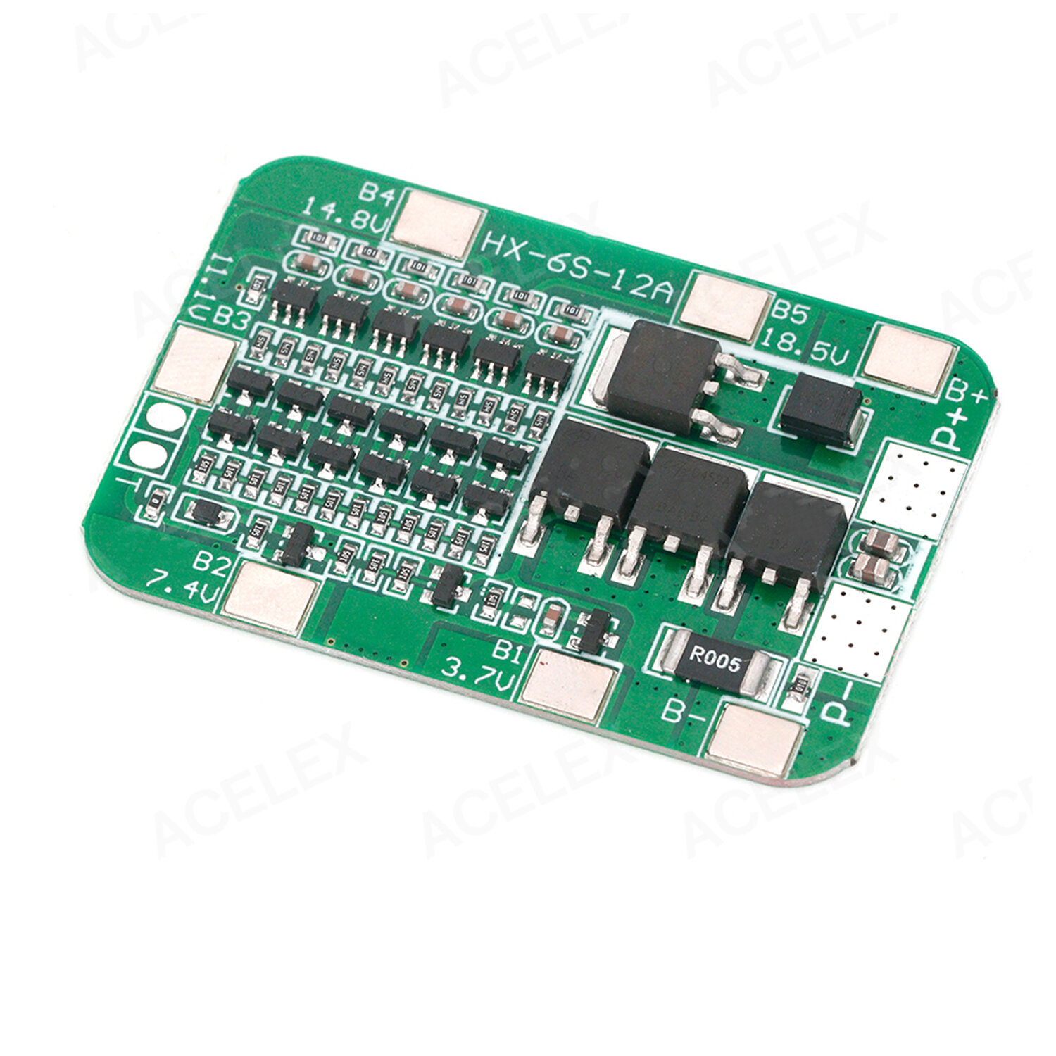 Контроллер заряда BMS 6S 12A Li-Ion АКБ