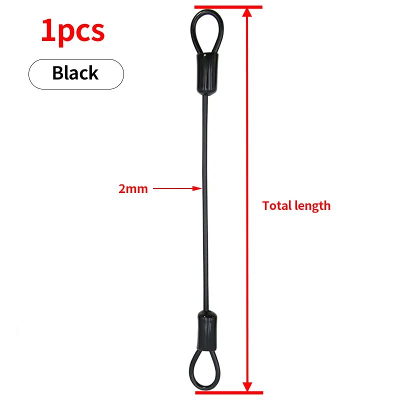 Цветной трос из нержавеющей стали с кольцом
