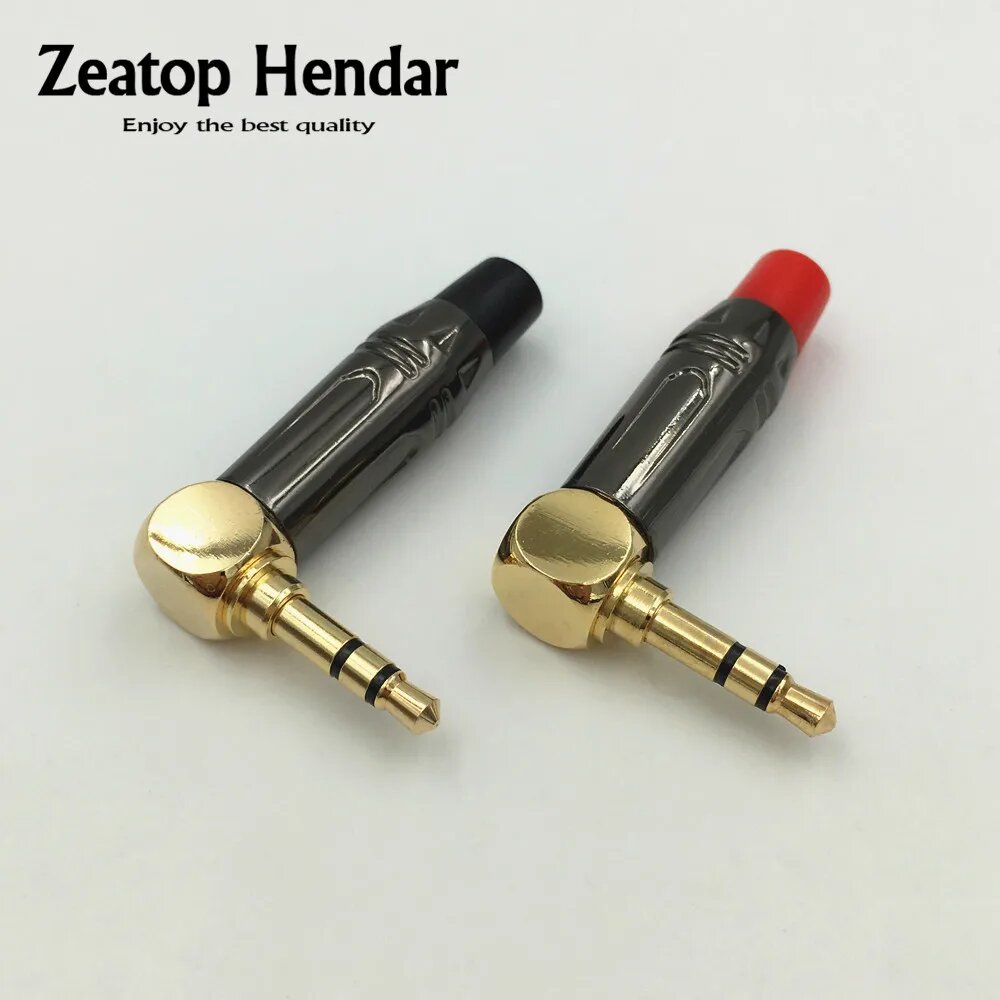 Zeatop Hendar 3.5mm Audio Connector, 2 шт, Black