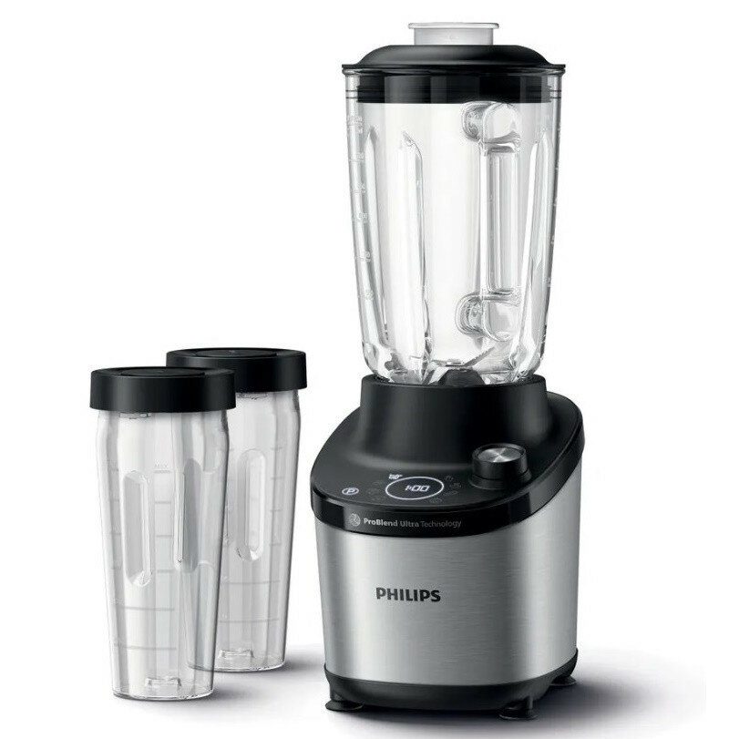 Блендер Philips HR3760/10, стационарный, стекло, 1500Вт, 2л, 12 скоростей