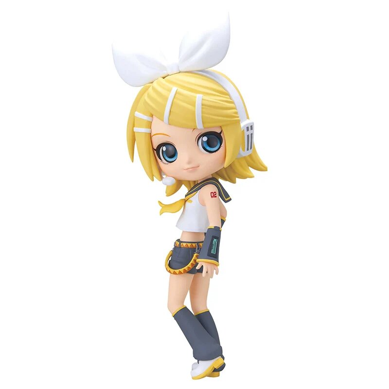 Bandai VOCALOID Kagamine Len Kagamine Rin Q Posket фигурка original box-A