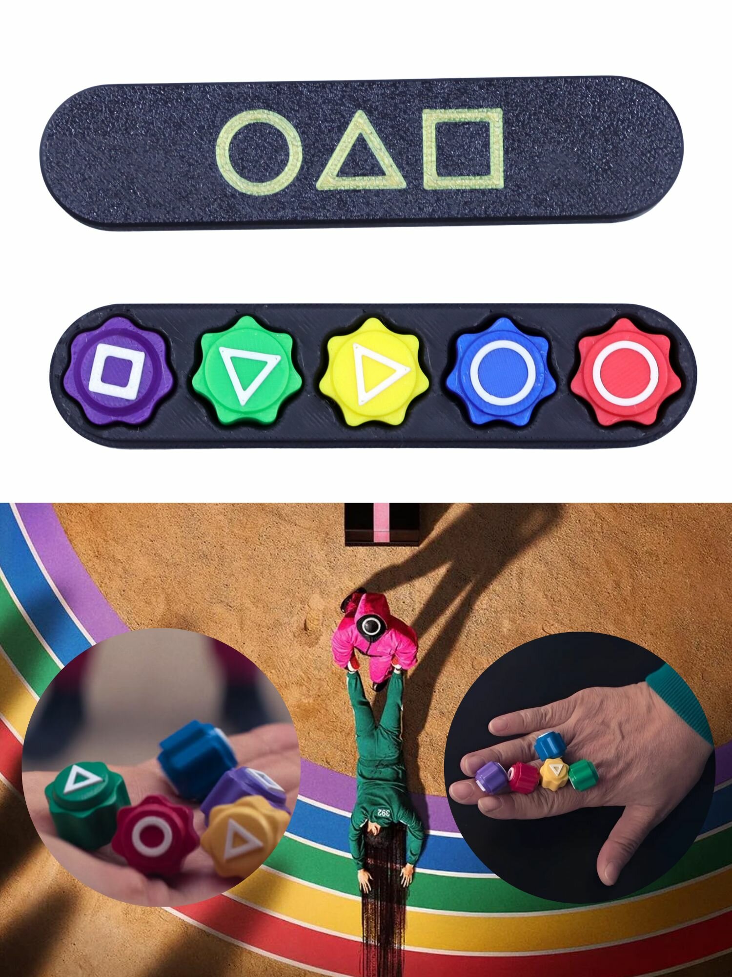 Набор Гонги: Традиционная корейская игра на ловкость (5 камней, фирменная упаковка)