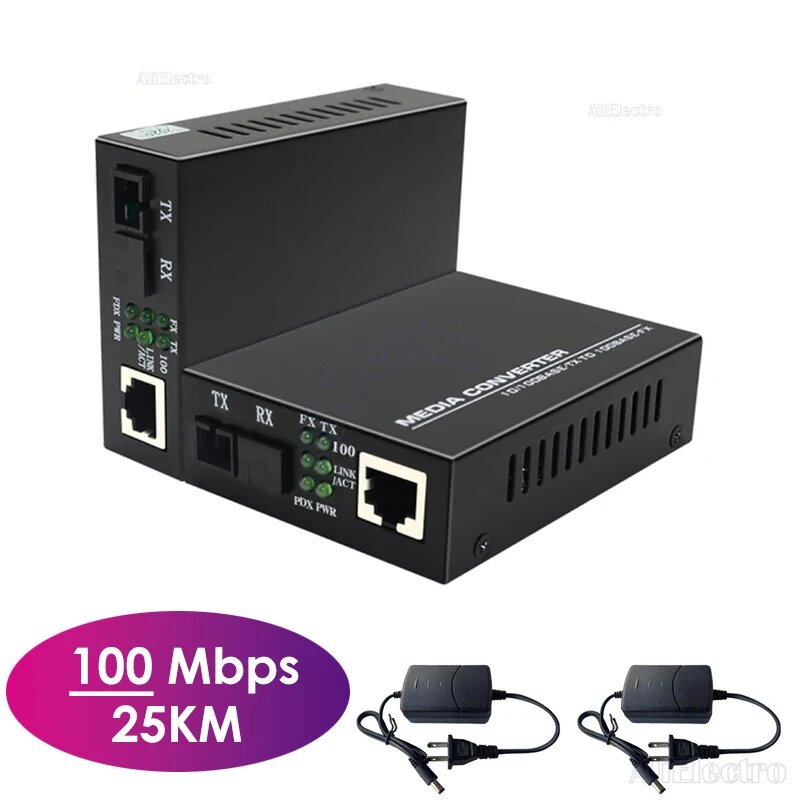 BELEZATELECOM Gigabit Fiber Optical Media Converter 100 Mbps