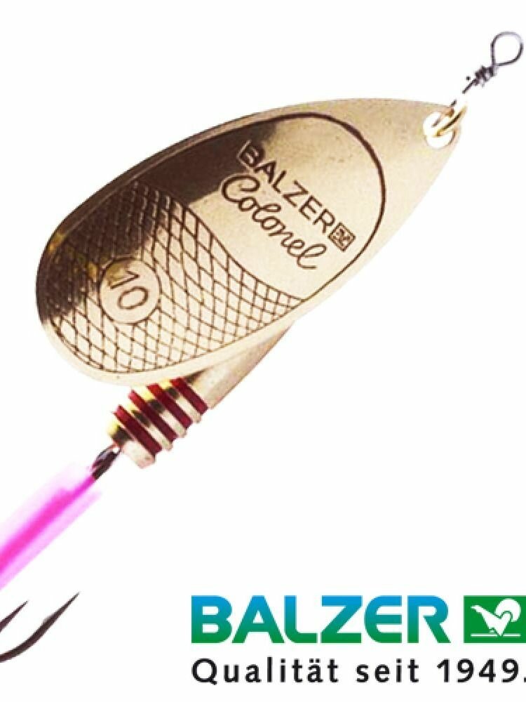 Набор-вращающаяся блёсен BALZER Colonel Metallica rotating 14гр GOLD-5шт