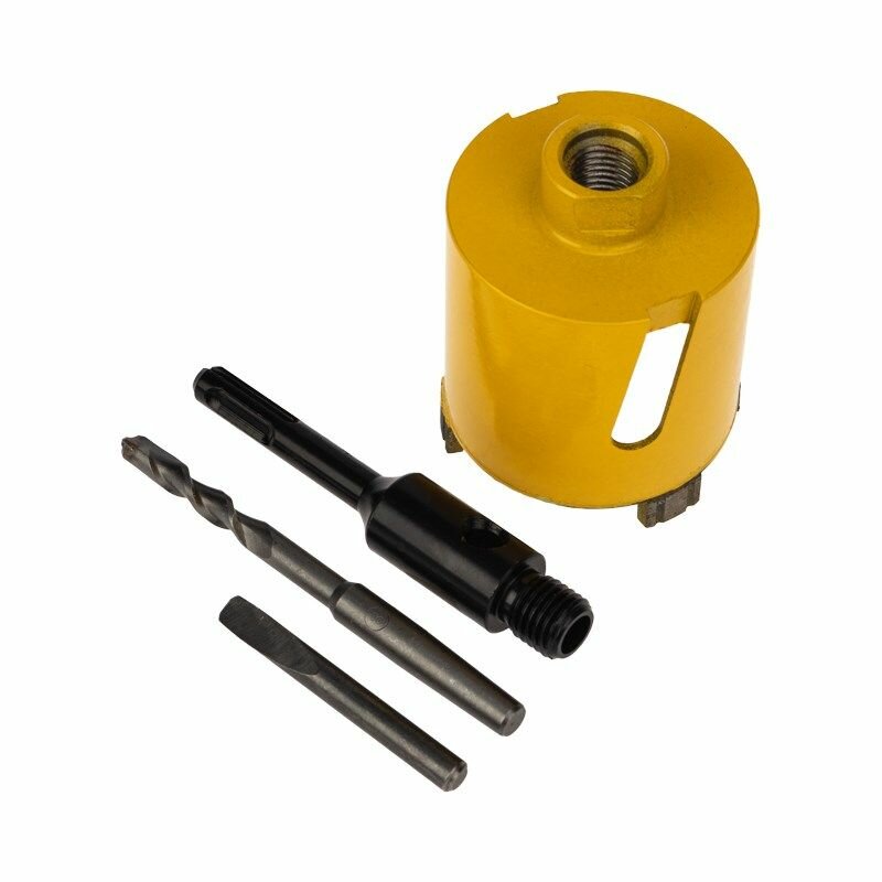 Коронка алмазная по бетону 70мм, L 90мм, М16, сегмент, SDS PLUS KRANZ