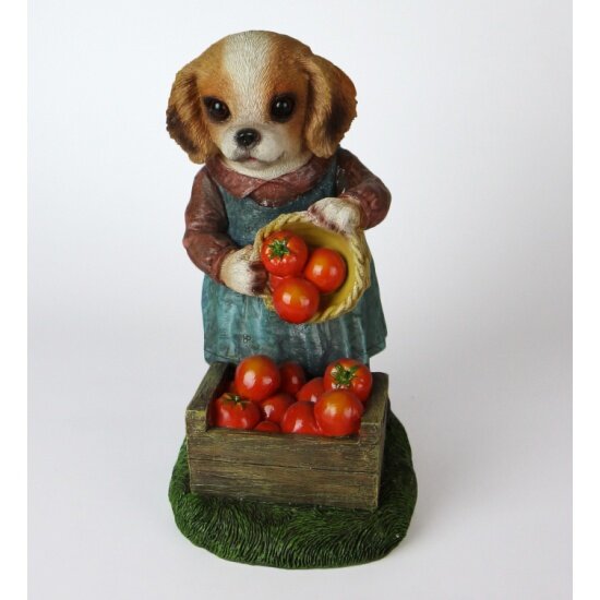 Фигурка садовая Magic Art Собака с помидорами