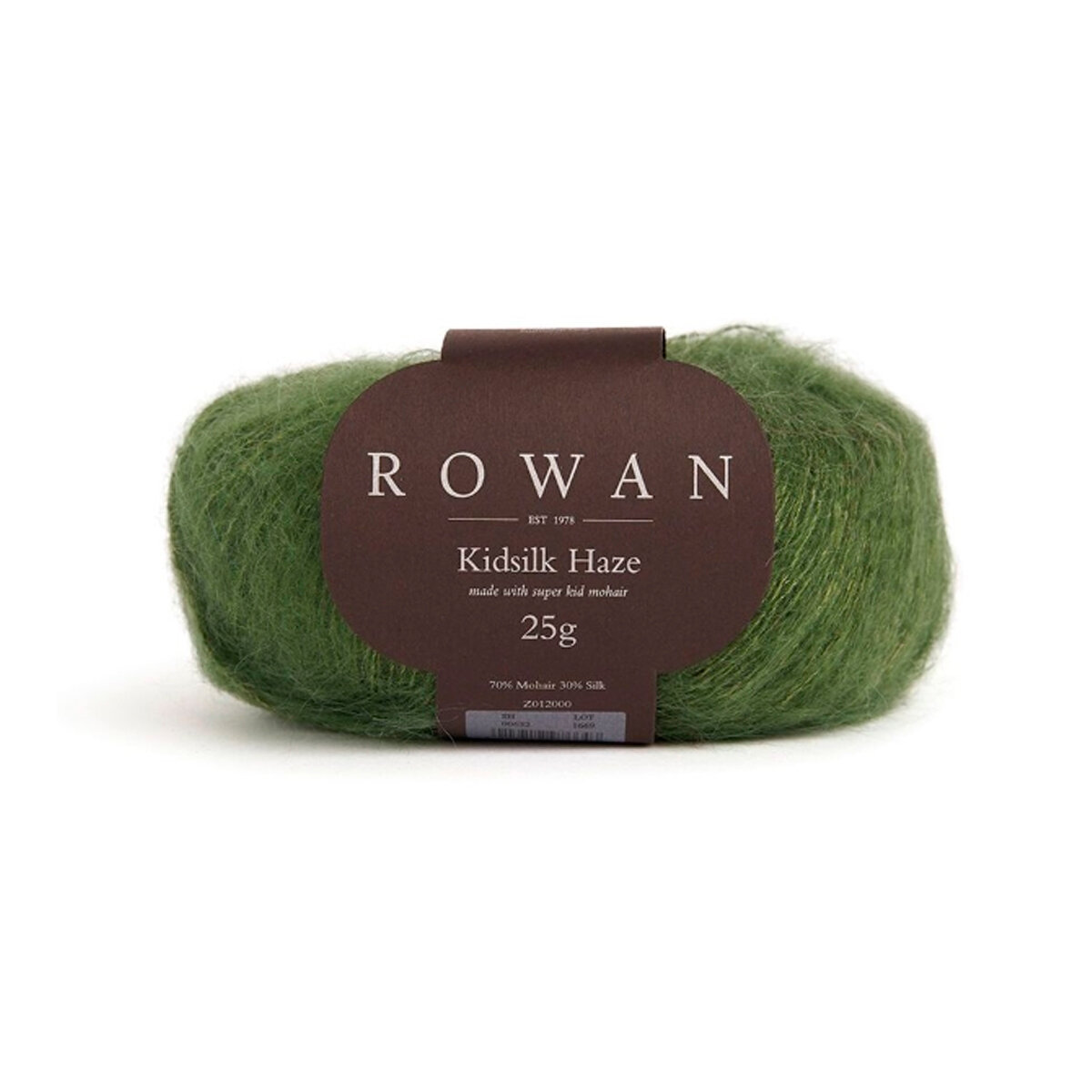 Kidsilk Haze /Кидсилк Хэйз/ пряжа Rowan, Z012000 (721, olive (оливковый), зеленый)