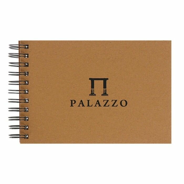 Блокнот-скетчбук Лилия Холдинг "Palazzo" А5, 35 листов, на гребне, блок крафт-бумага 200 г/м2