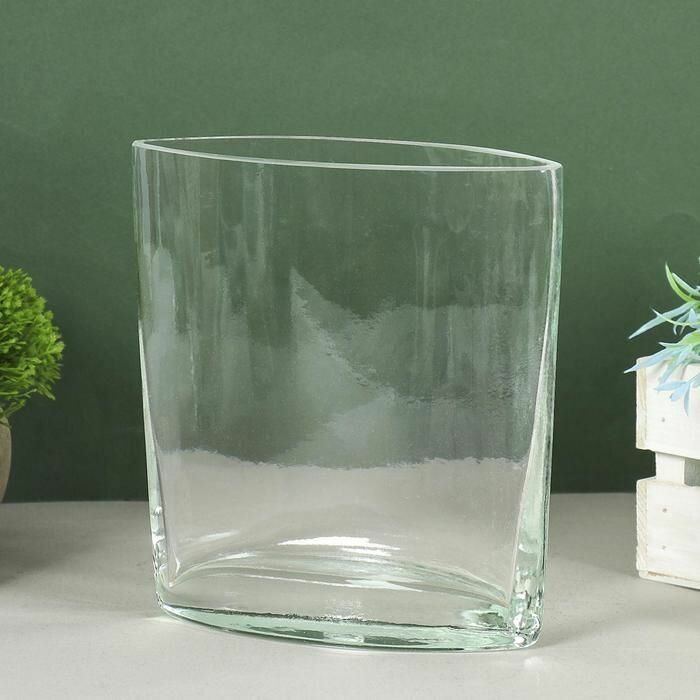 Ваза Evis "Диана" высота 17,5 см, диаметр 7 см, 0,8 л, прозрачная (2113)