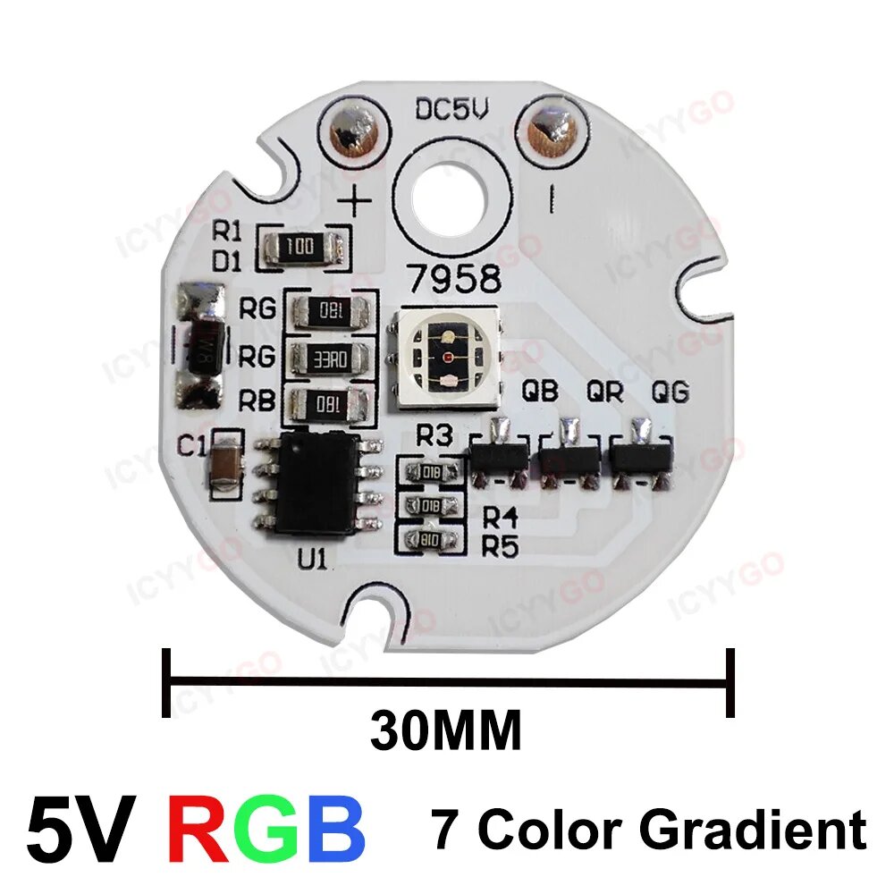 RGB светодиодная панель ICYYGO IC-5V D-Switch