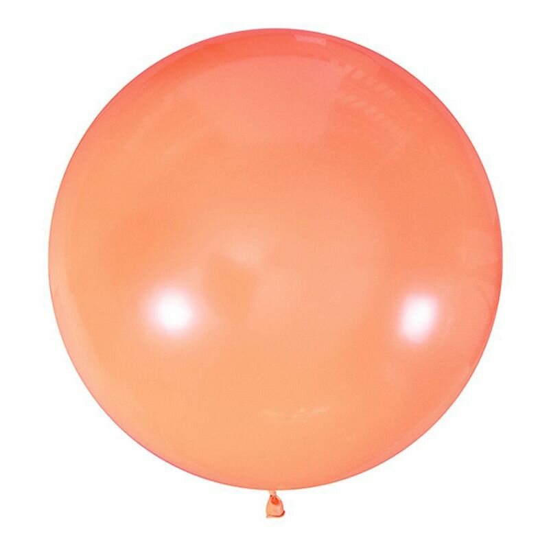 Шар латексный Веселуха Коралл, Пастель/Coral, 24"/60 см, 10 штук