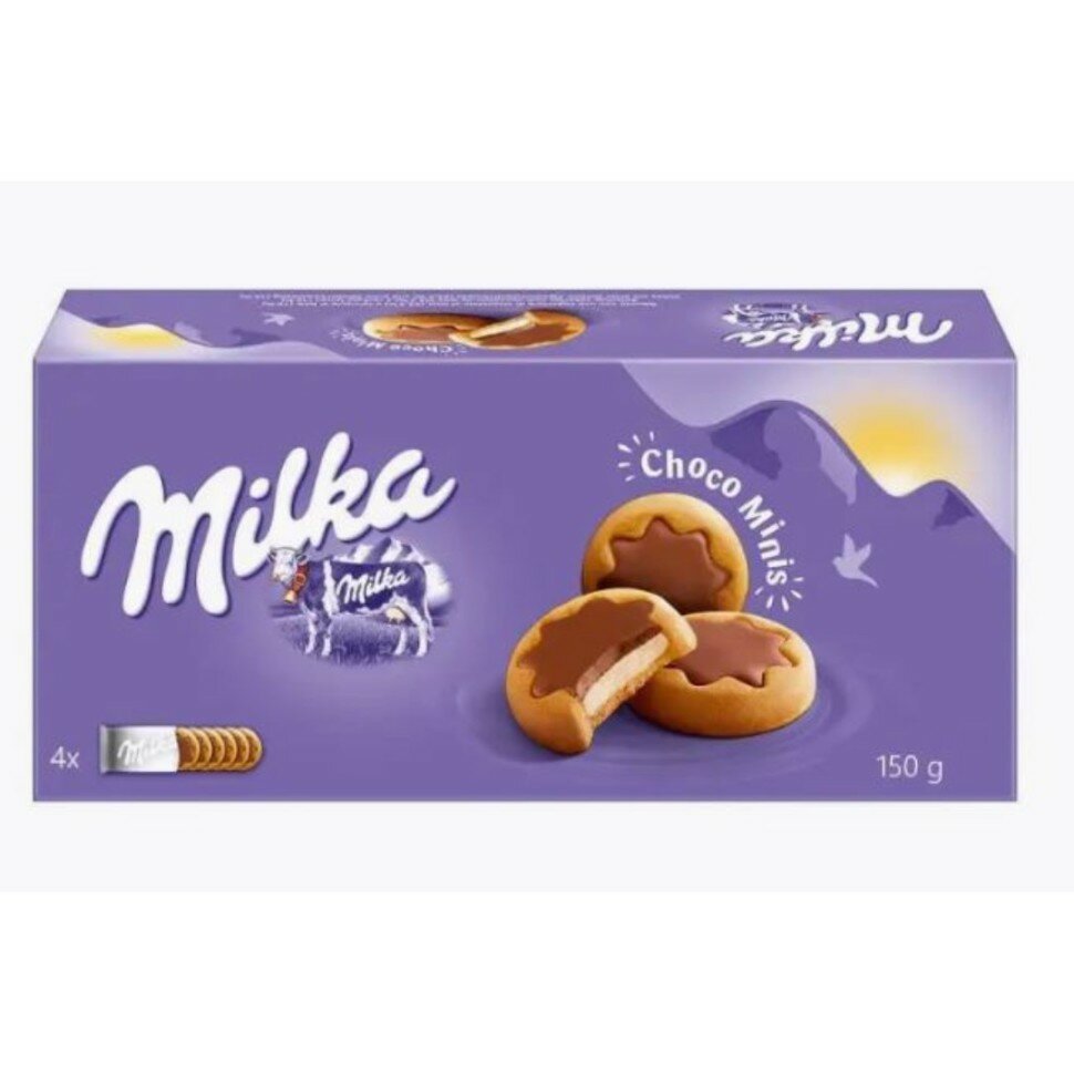 Печенье Милка Чоко Минис 150 грамм