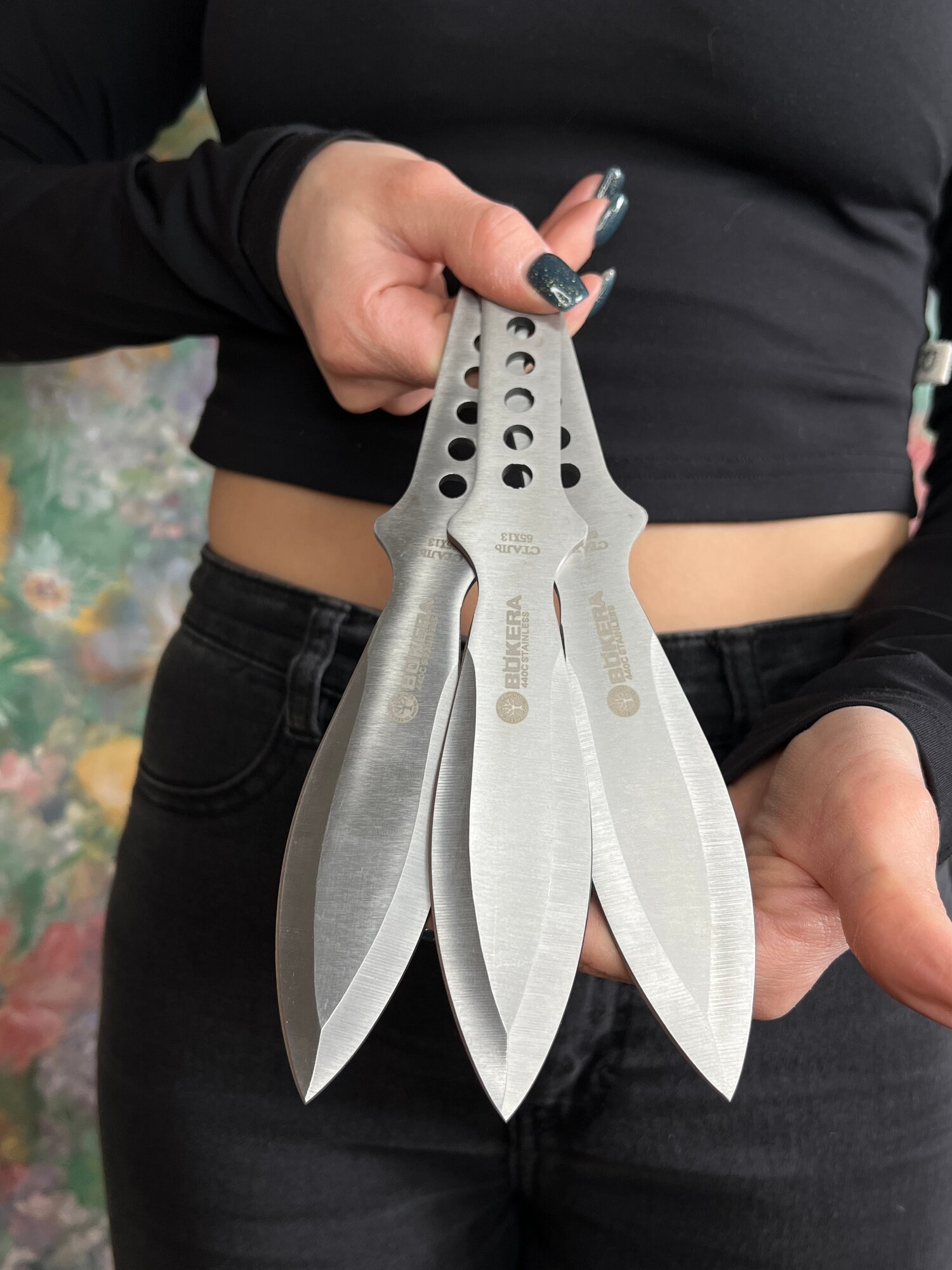 Набор тренировочных, спортивных ножей кунай арт. 210 / Не холодные ножи