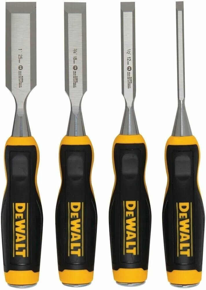 DeWalt Набор долот для древесины 6-12-18-25 мм 4 шт. (DWHT016063)