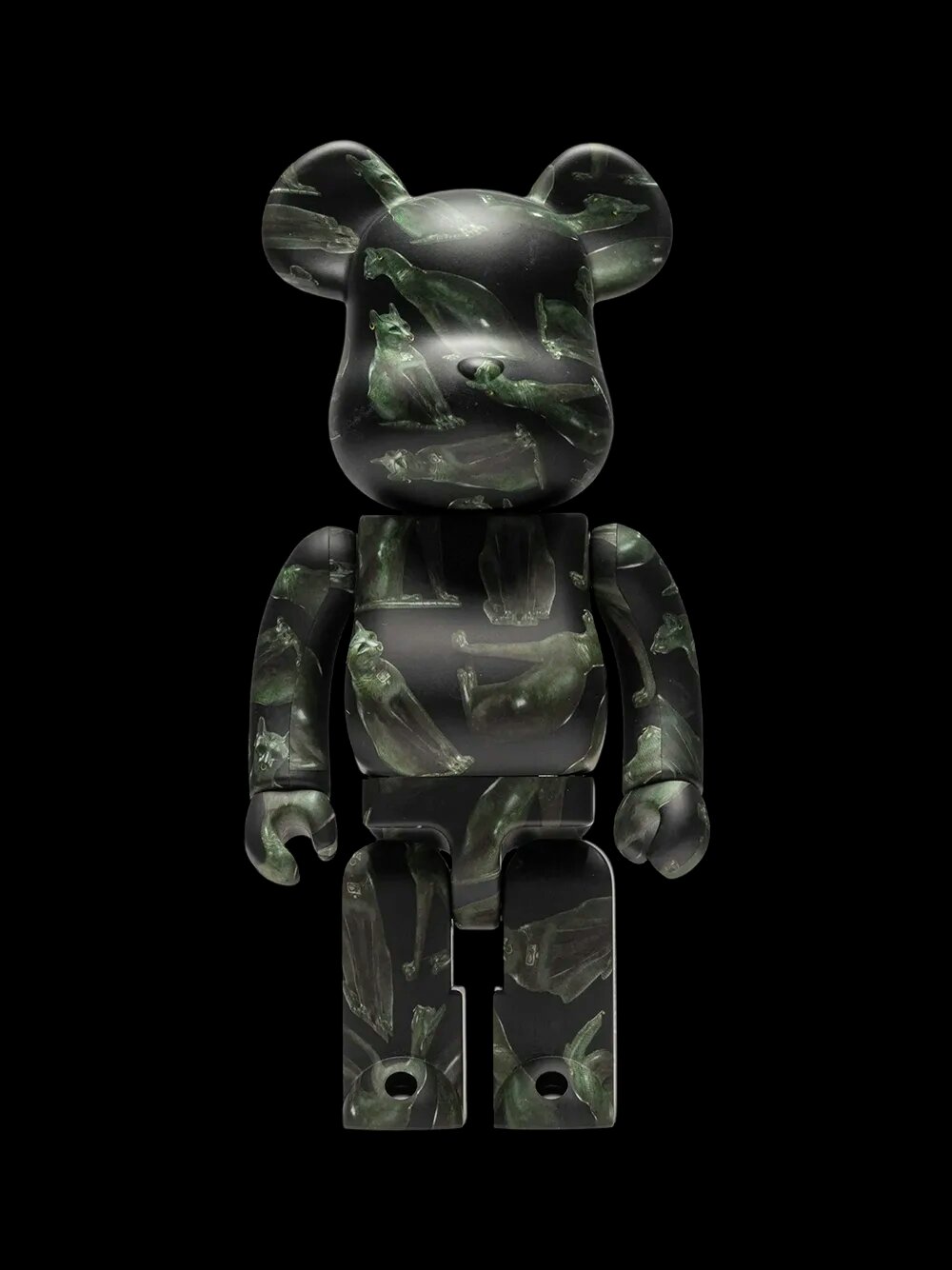 Коллекционная оригинальная фигура Bearbrick The Gayer-Anderson Cat The British Museum 1000% / 70 см высота / Черный