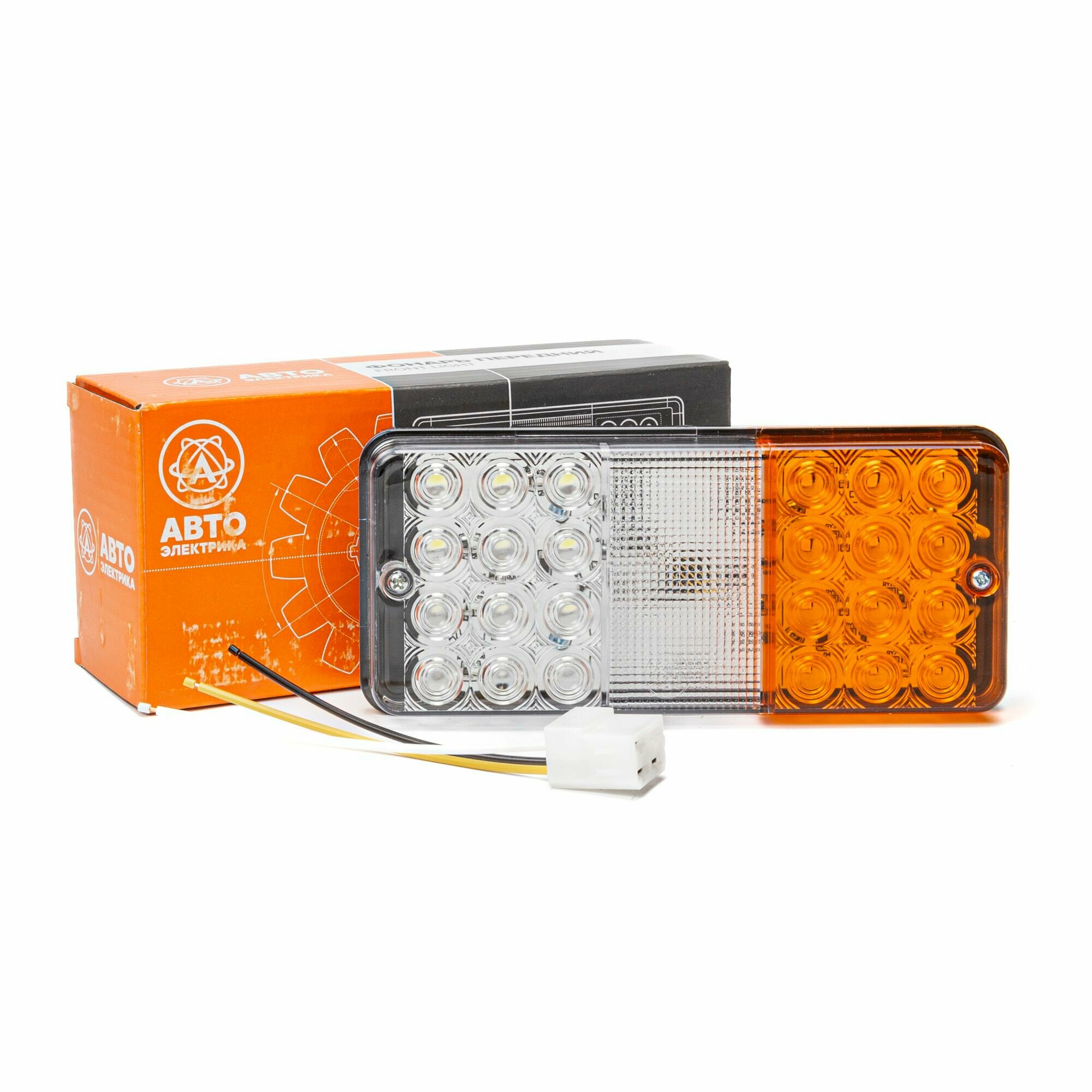 Фонарь передний, МТЗ, светодиодный, пластиковый корпус, 12/24 В