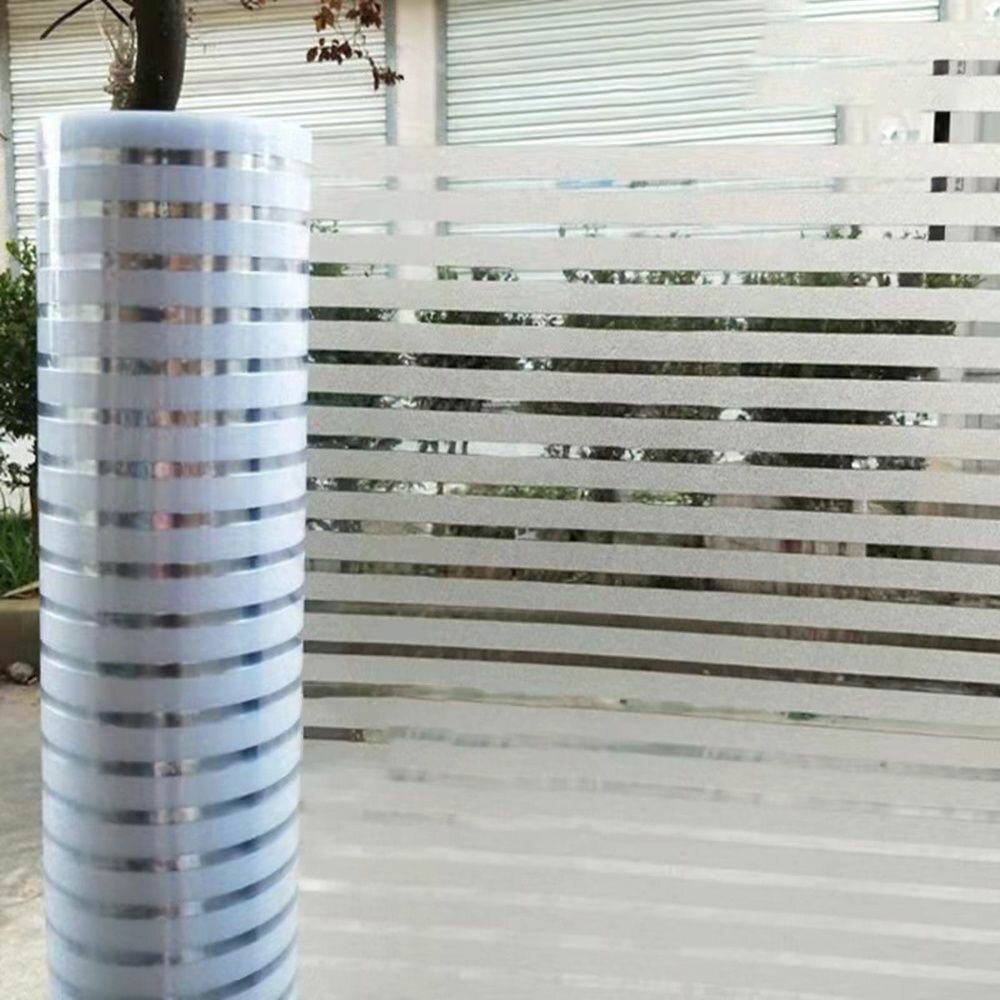 Статическая пленка для окон ПВХ матовая полоса 1 метр 45 см для декора и защиты