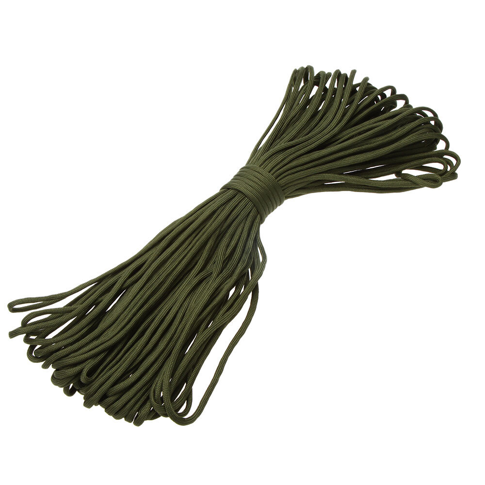 30,5 м / 100 футов Paracord 7 Strand Parachute Berd Lanyard веревка на открытое аварийное выживание