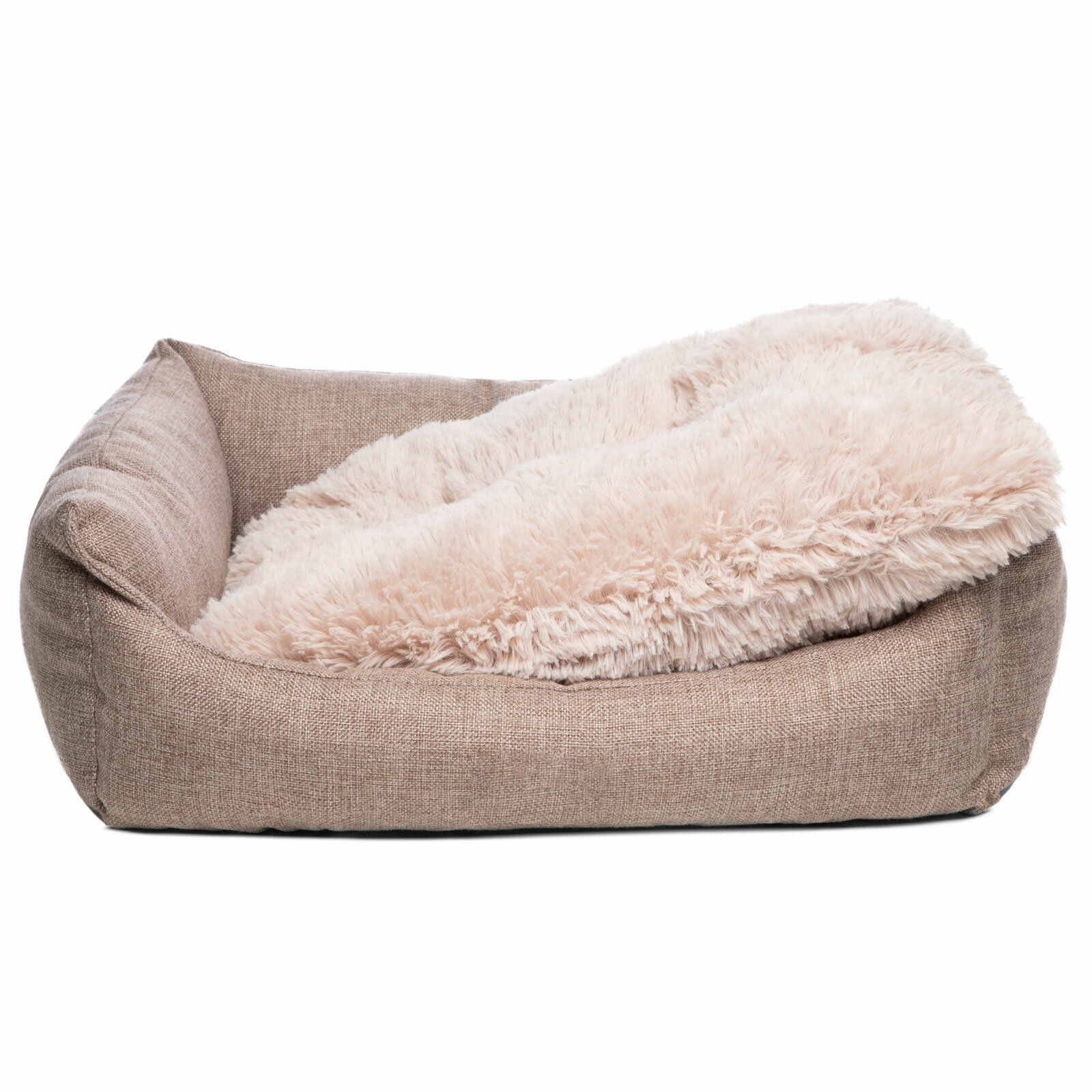 Лежанка для кошек и собак прямоугольная "Миндаль" S, 49*37*15см, Gamma